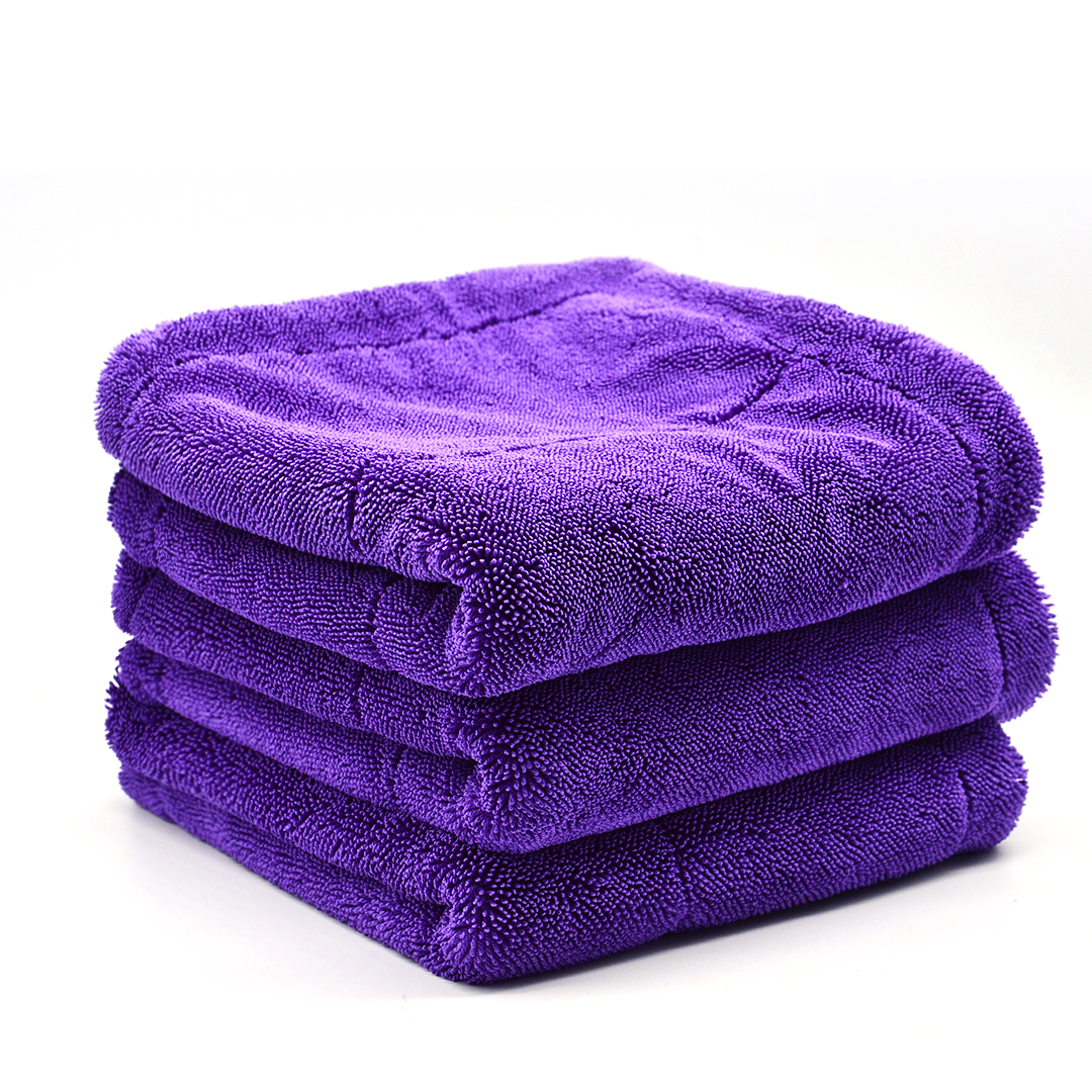 Wholesale Car Drying Towels microfiber towel manufacturer Single Side ...